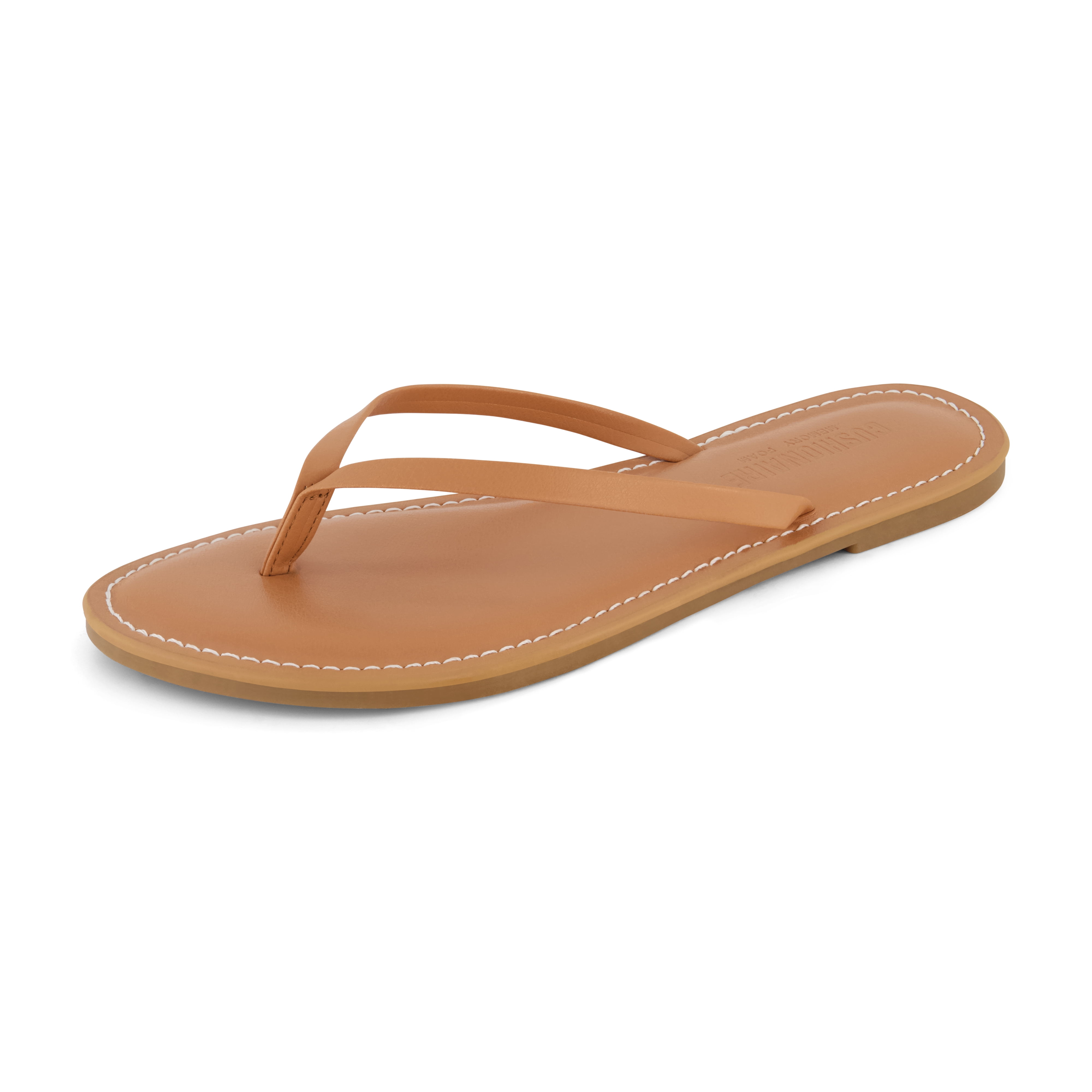 Cushionaire Women's Cora Flat Flip Flop Sandal with +Comfort - Walmart.com