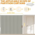 Room Divider Curtain Sets with Flexible Ceiling Track, Privacy ...