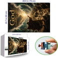 1000-Piece Adult Wood Jigsaw Puzzle, Moses Parting Red Sea Exodus Bible ...