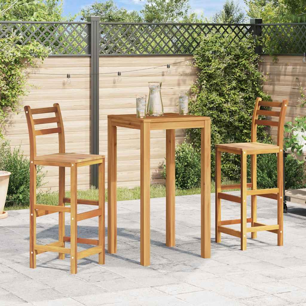 Click here for Vidaxl Bar Chairs 2 Pcs Solid Acacia Wood 2 Pcs prices