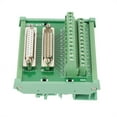DB25 DIN Rail Mount Interface Module Male/Female Connector Breakout ...