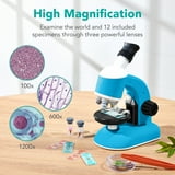 Best Choice Products Kids Microscope STEM Kit, 1200x Magnification, LED ...