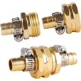 3 Set Garden Hose Repair Connector Kit with Clamps, Fit for 1/2" Garden ...