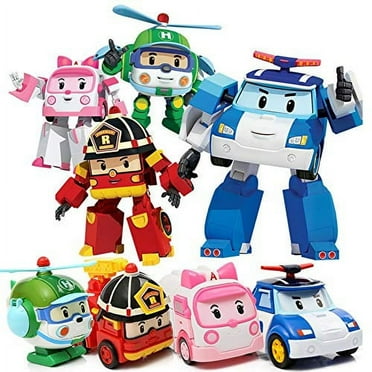 Robocar POLI Toys, DRONEY Transforming Robot Toys, 4" Action Figure ...