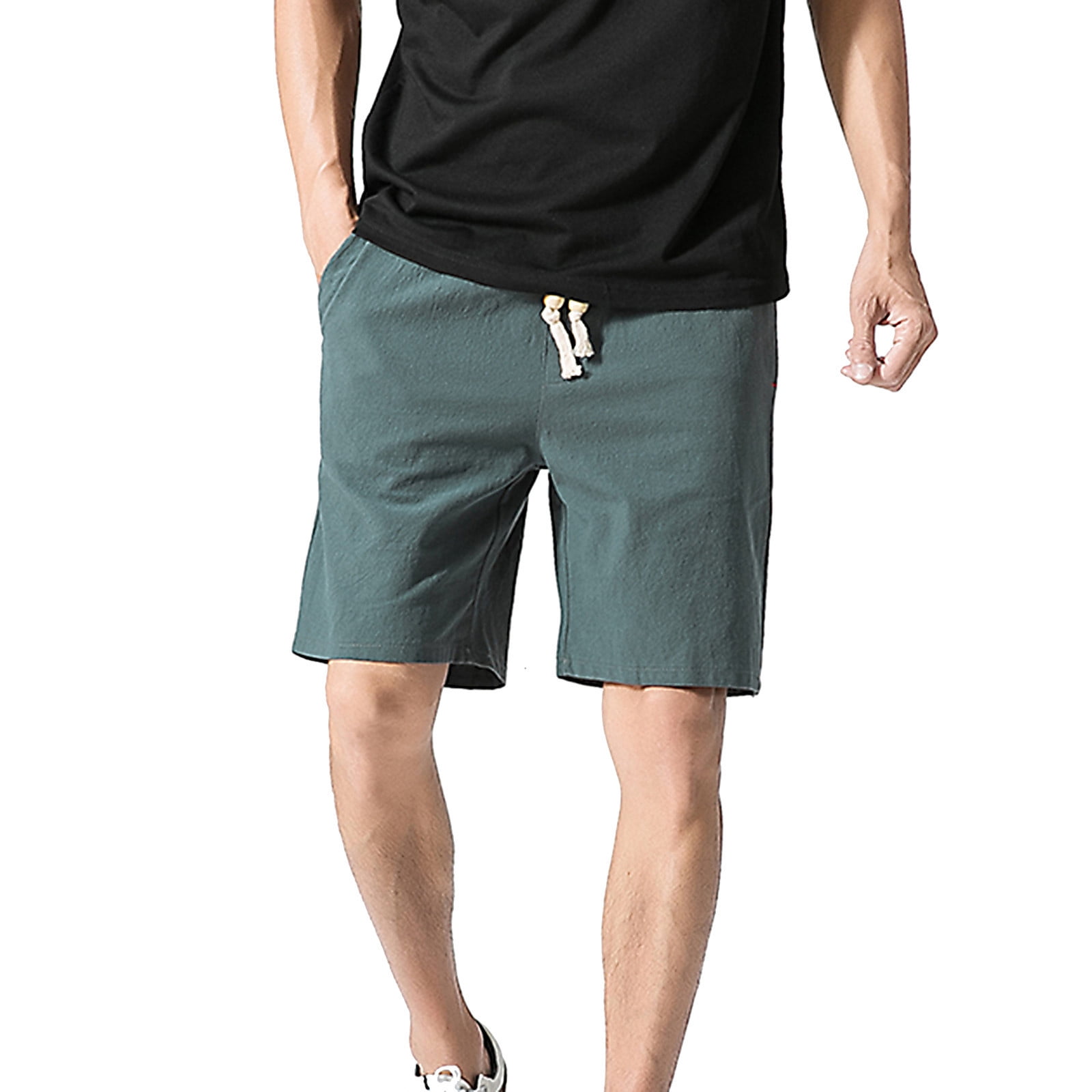 Click here for Pisexur Mens Swim Trunks Loose Solid Swim Shorts S... prices