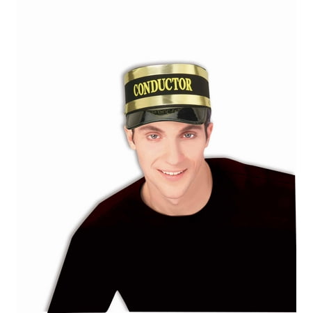 Train Conductor Hat Cap Railroad Operator Uniform Costume Adult ...