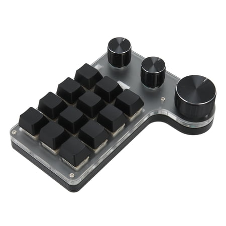 Programmable Macro Keyboard, DIY Plug And Play 12 Keys Macro Mechanical ...