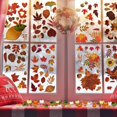 Coolmade Fall Thanksgiving Window Clings Fall Window Clings for Glass 9 ...