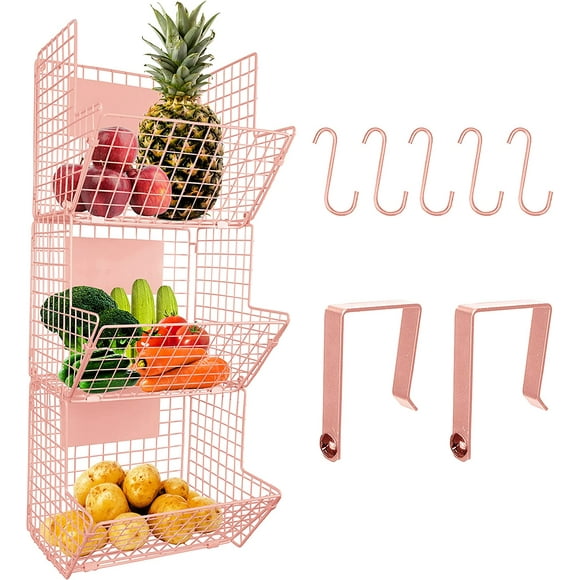 Gold Wire Storage Basket