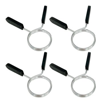 Titan Fitness 2 Pack Olympic Barbell Spring Clips, 50mm Diameter ...