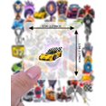 35pcs-50pcs Colorful Racing Stickers Cartoon Motorsport Stickers Trophy ...