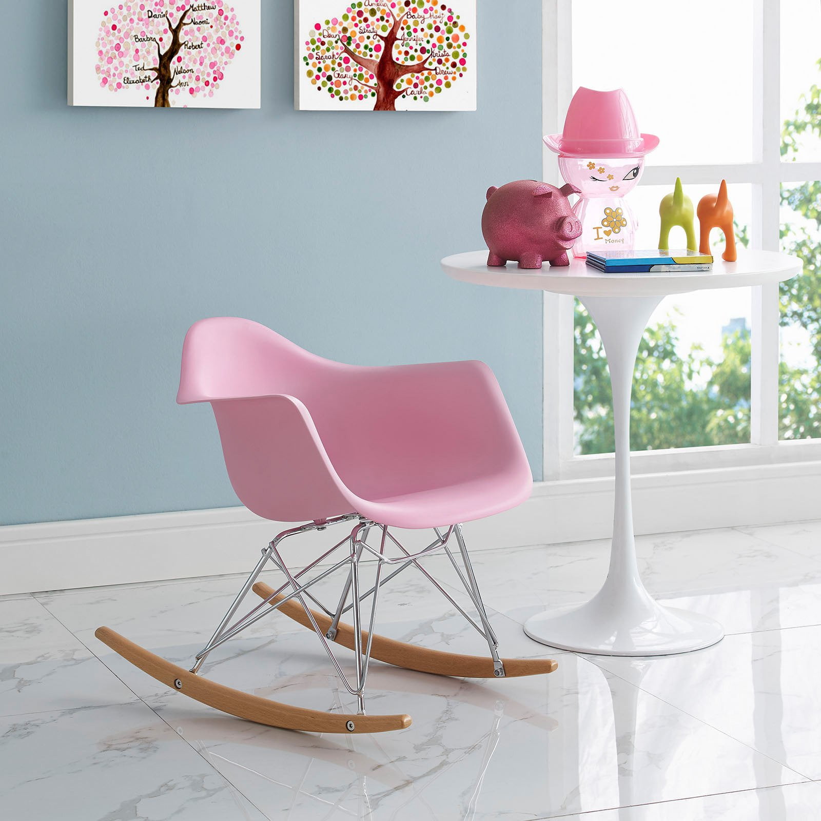 Modway Kids Contemporary Rocking Chair, Multiple Colors - Walmart.com