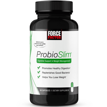 Force Factor ProbioSlim Extra Strength Probiotic Supplement for Adults ...