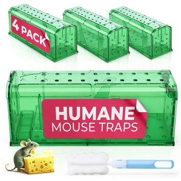 Victor Multiple Catch Humane Outdoor and Indoor Mouse Trap - Walmart.com