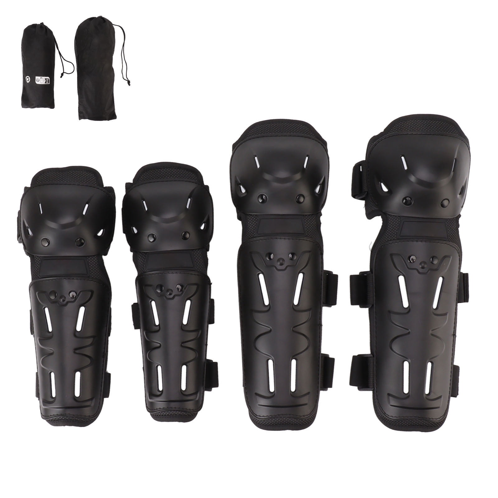 Rodilleras de codo para motocicleta, protectores de rodilla ajustables ...