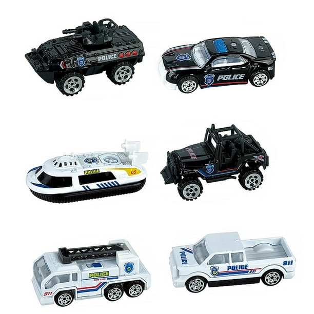 Goriertaly 6 Pieces Alloy Simulation Small Car Toys Kit Friction ...