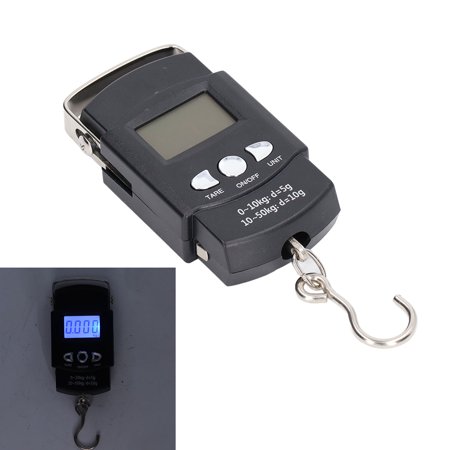 Spptty Electronic Hanging Hook Scale,Electronic Hook Scale LCD Digital ...