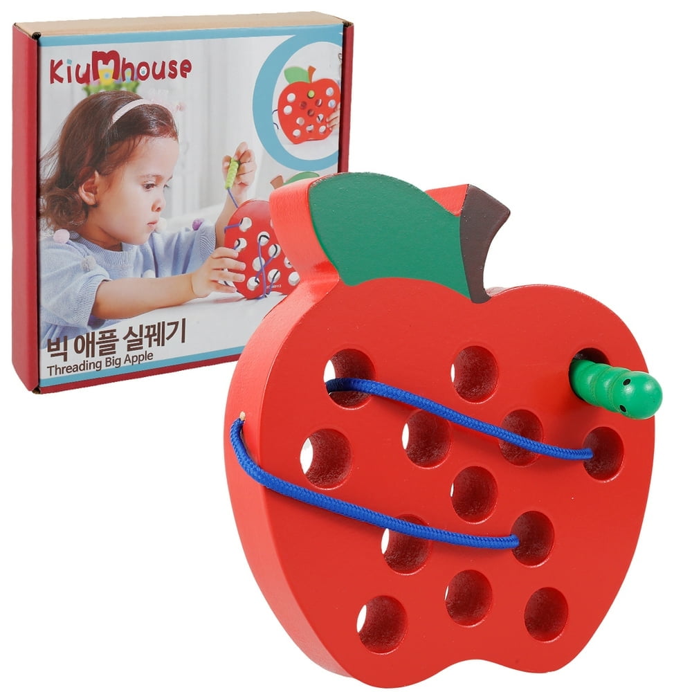 Click here for Generic Wooden Lacing Threading Toys Worm Eat Baby... prices