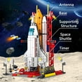 Space Exploration Shuttle Toys for 6 7 8 9 10 11 12 Year Old Kids, STEM Aerospace Building Kit ...