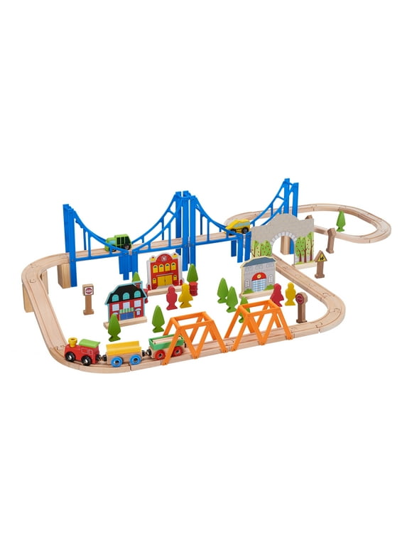 Wooden Train Sets in Cars, RC, Drones & Trains - Walmart.com