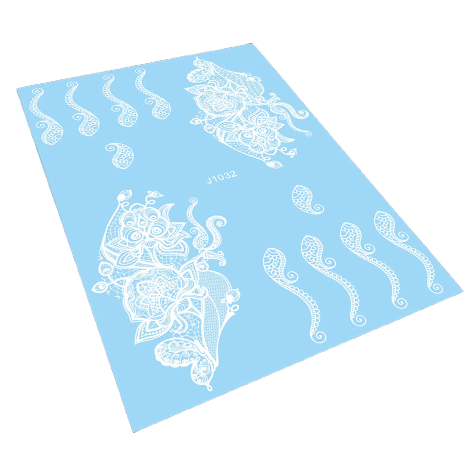 Trayknick Tattoo Stickers,Temporary Tattoo Lace Pattern Self-adhesive ...