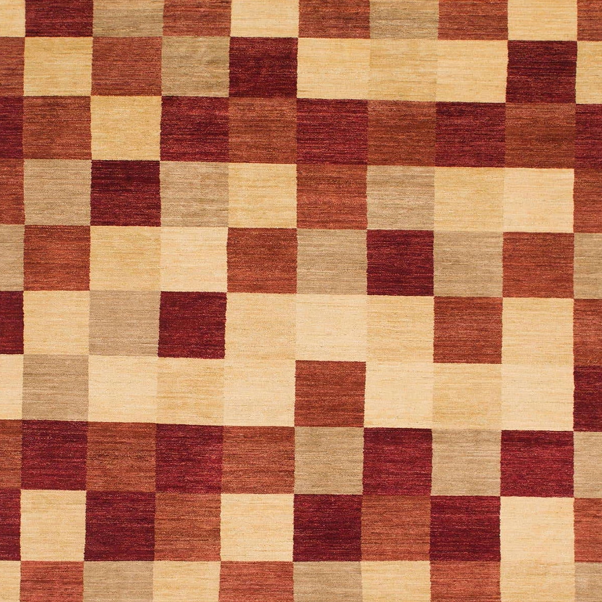 Ahgly Company Indoor Square Abstract Red Abstract Area Rugs, 6' Square ...