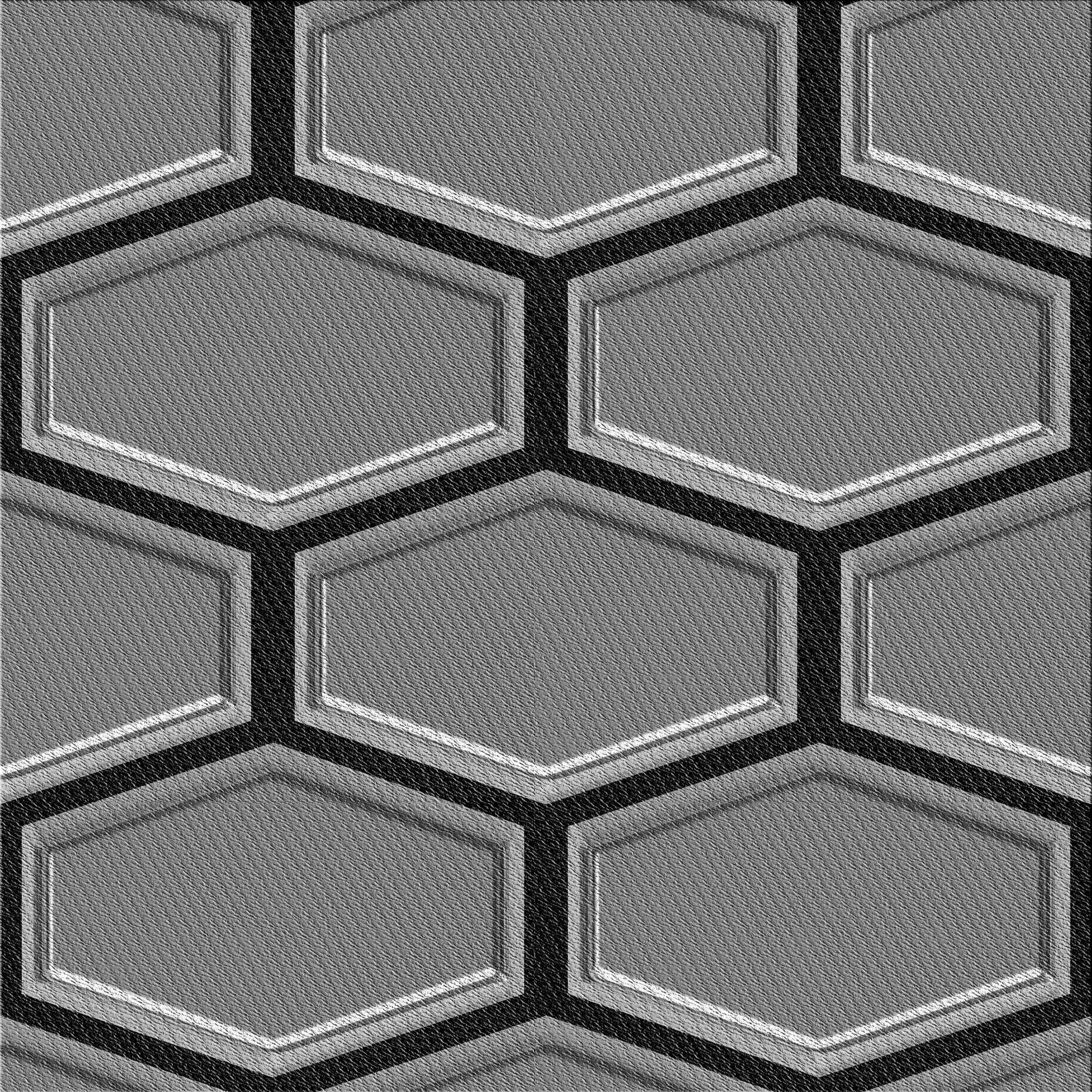 Ahgly Company Indoor Square Patterned Gray Wolf Gray Area Rugs, 6 ...