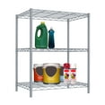 3 Tier Steel Wire Shelf, Grey - Walmart.com