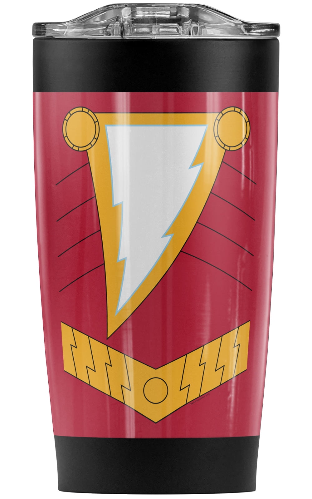 Justice League Shazam Uniform Stainless Steel Tumbler 20 oz Coffee ...
