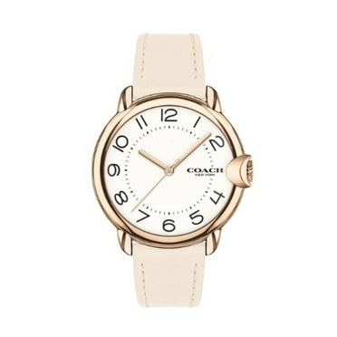 Coach Women's Madison Stainless Steel Bracelet Watch, White Dial ...