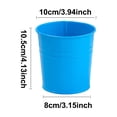 16 Pcs Metal Railing Planter 3 x 4 Inch Hanging Flower Pot for Outdoor ...