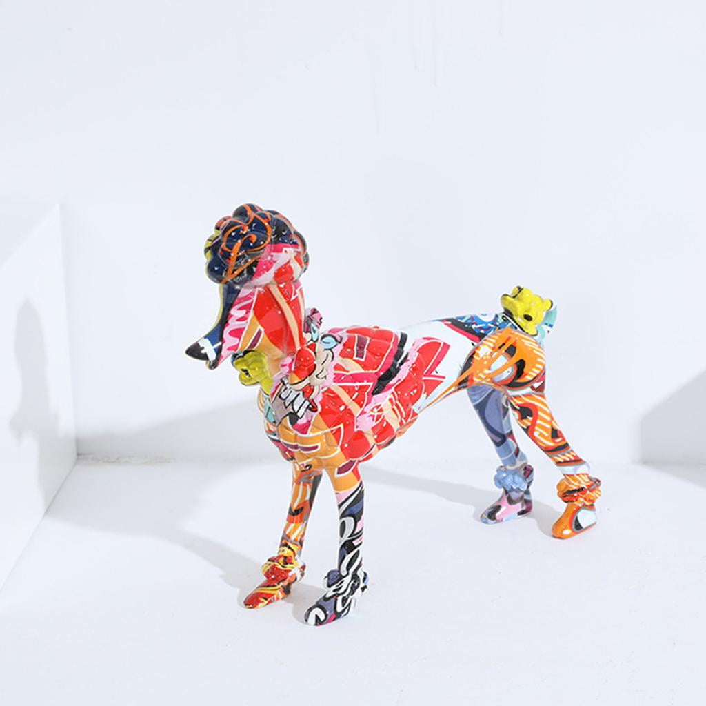 Colorful Poodle Paintings