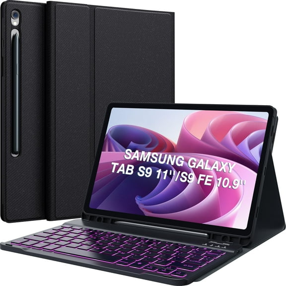 Magic Keyboard Case for Samsung Galaxy Tab S10 FE / S9 FE 5G 10.9 inch/S9/S8/S7 11 inch with ...