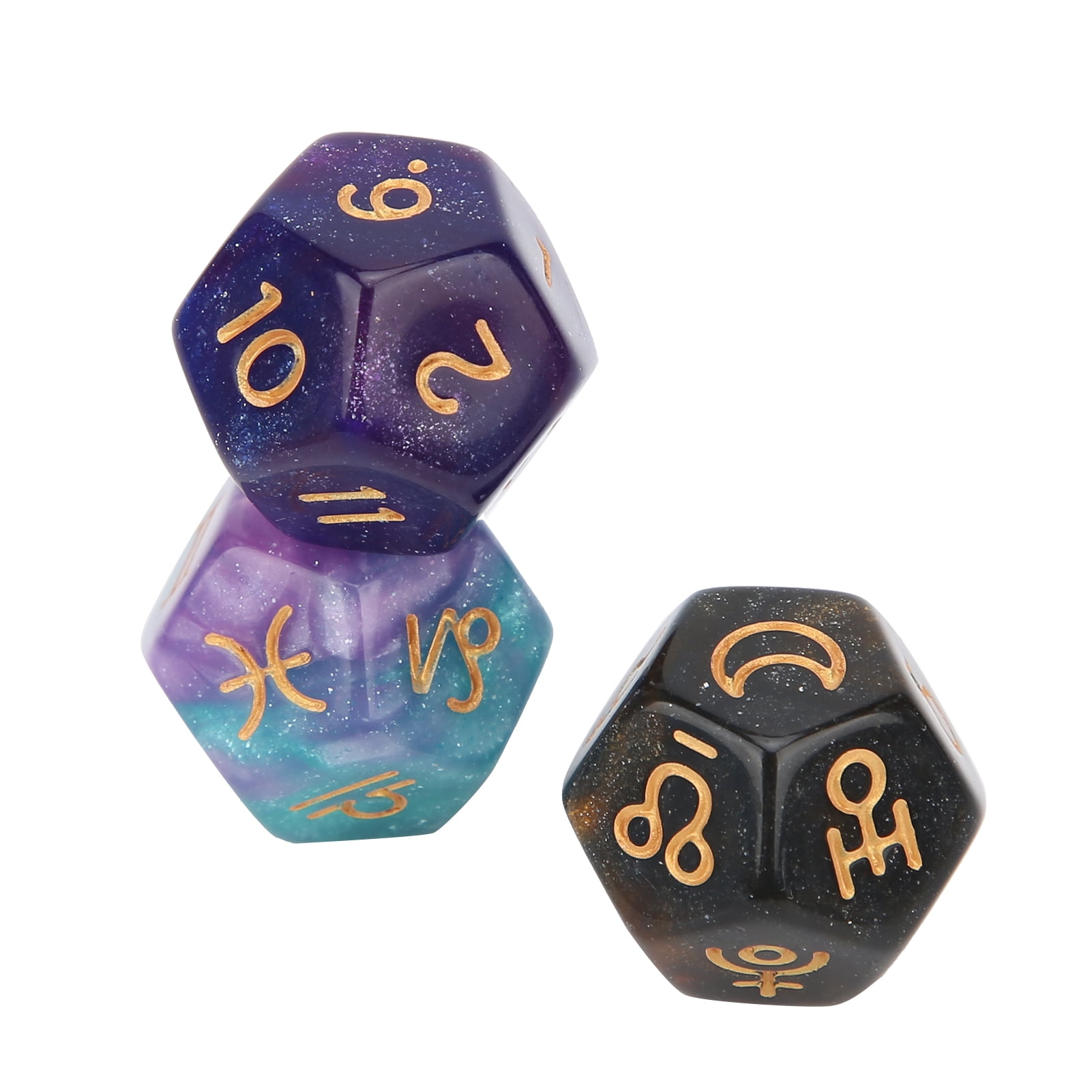 Click here for Vobor-Ca Divination Dice Tool 3pcs Resin Divinatio... prices