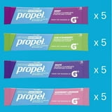 Propel Powder Packets, 4 Flavor Variety Pack With Electrolytes, and No ...