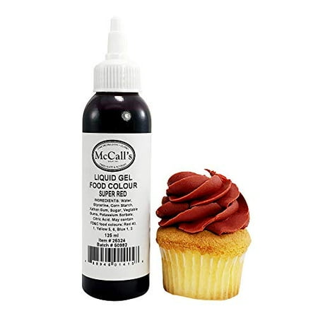 McCall's Gel Food Colour Super Red 4.5 oz | Walmart Canada