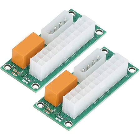2 Pack Power Sync Starter Card Board, IDE Interface Dual PSU Adapter 4 ...