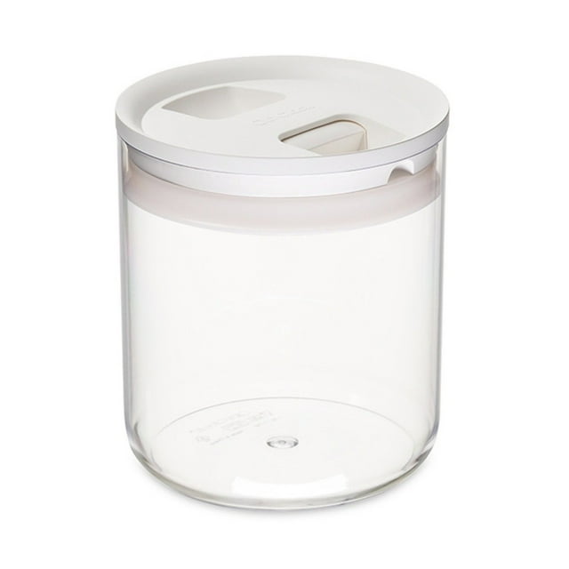 Click Clack Clear Pantry Canister with White Lid, 1.6 Quart - Walmart.com