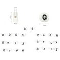 Bybiment 300Pcs Letter Beads 4X7mm White Alphabet Beads Acrylic Round ...