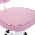 Purple PU Office Chair for Woman, Seizeen Adjustable Bling Desk Chair ...