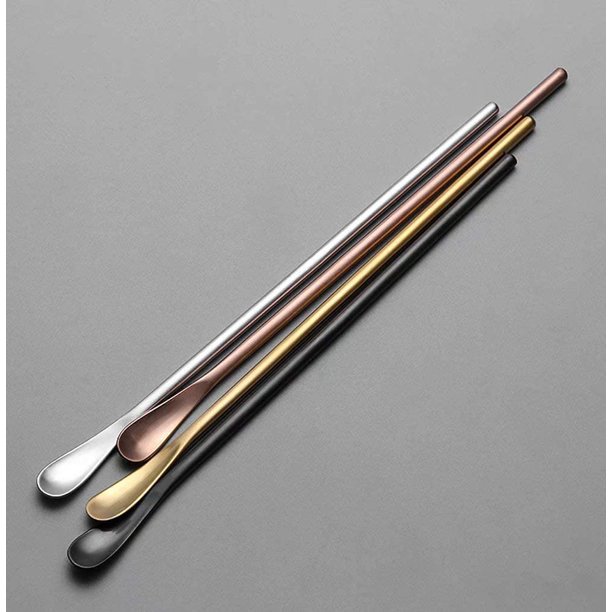 SHAR Coffee Stirrer - Stainless Steel Stirrer, Cocktail Spoon Tea Spoon ...