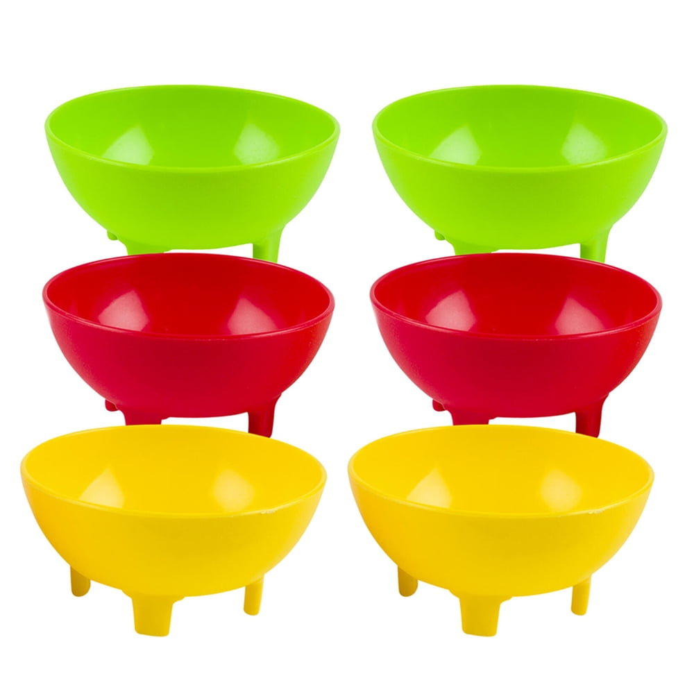 6 Pc Salsa Bowls Set Serving Dish Mexican Snack Guacamole Bowl ...