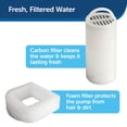 PetSafe Drinkwell 360 Stainless Steel Multi-Pet Dog and Cat Water ...