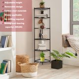 tonchean 6-Tier Carbon Steel Kitchen Corner Shelf Rack Free Standing ...