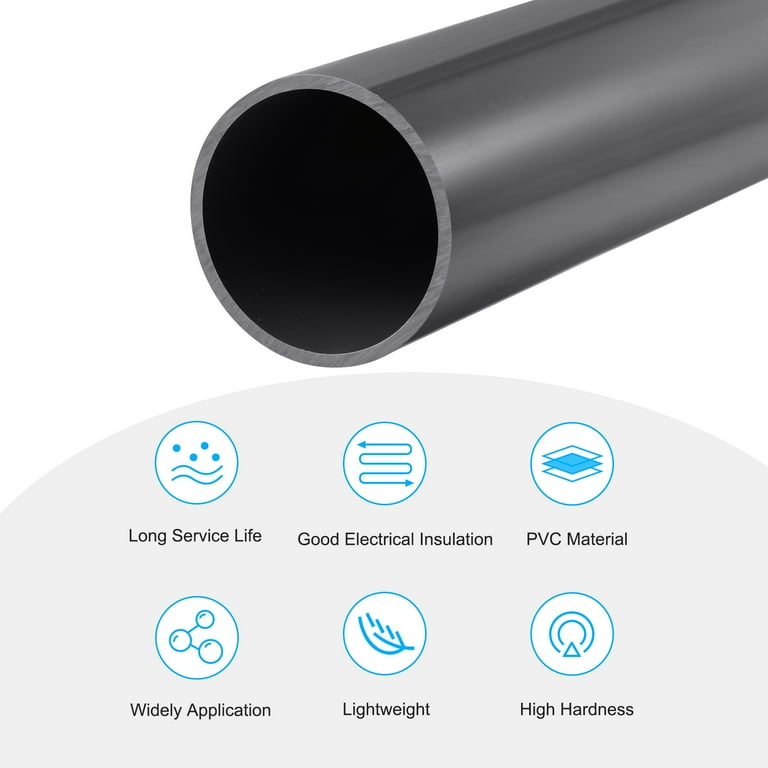 Sch 40 Furniture Grade PVC Pipe Black FORMUFIT, 46% OFF