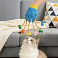 Five-Fingers Cat Teaser Gloves Cat Interactive Toy IQ Improving Pet ...