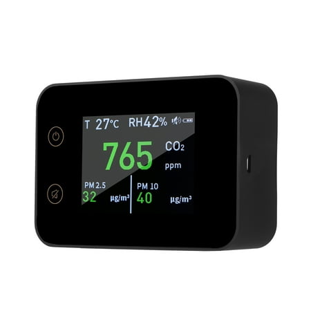 Kkmoon 2.8 Inch Lcd Digital Carbon Dioxide Detector C02 Tester ...