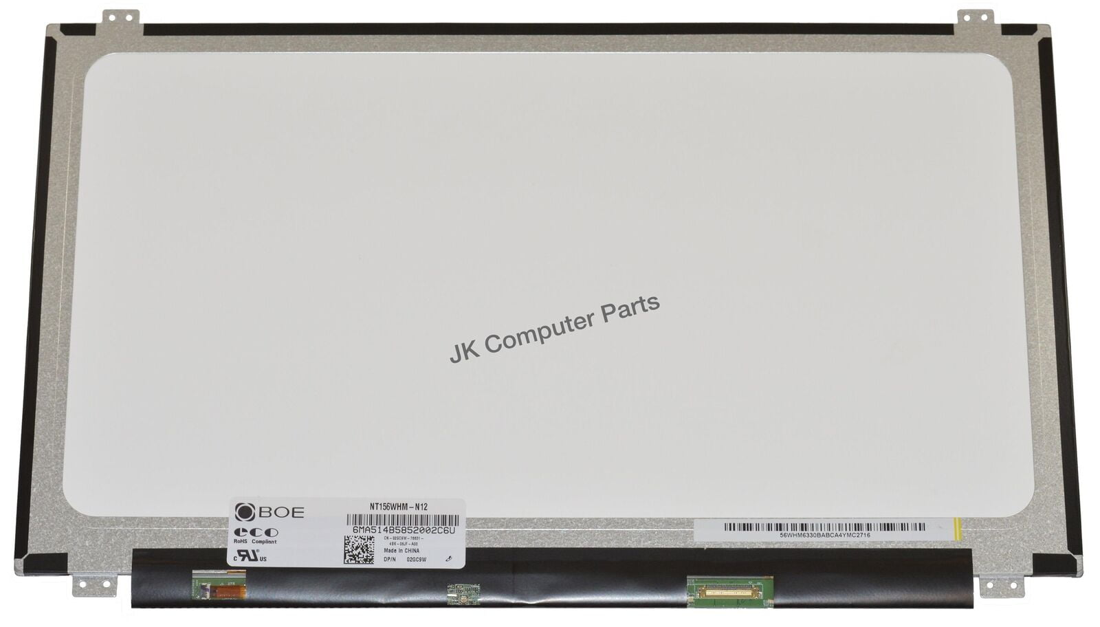 BOE 15.6" Slim WLED LCDS Panel 1366 x 768 WXGA 30 Pin eDP Glossy ...