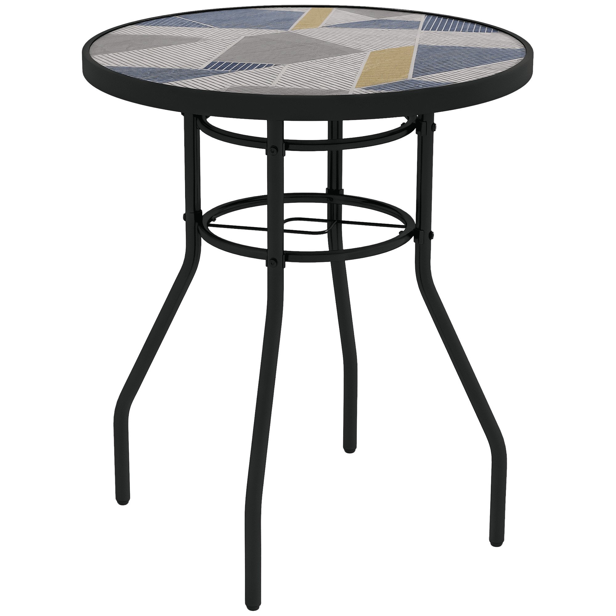 Click here for Outsunny 23.6 Round Patio Table  Outdoor Side Tabl... prices