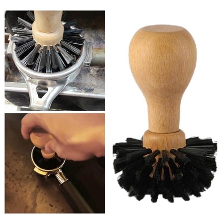Langgg Professional Coffee Tamper Cleaning Powder Hammer Wood Handle ...